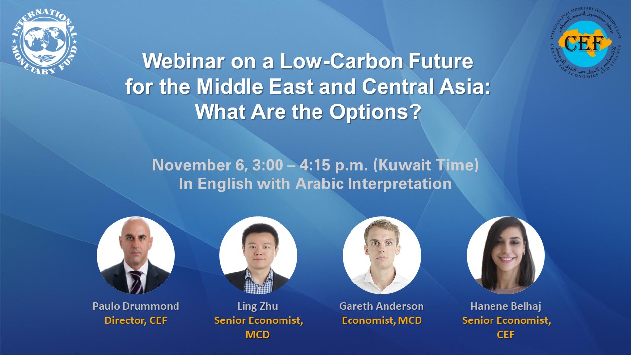 2023-11-06 - Webinar on A Low-Carbon Future for the Middle East and Central Asia What Are the ...